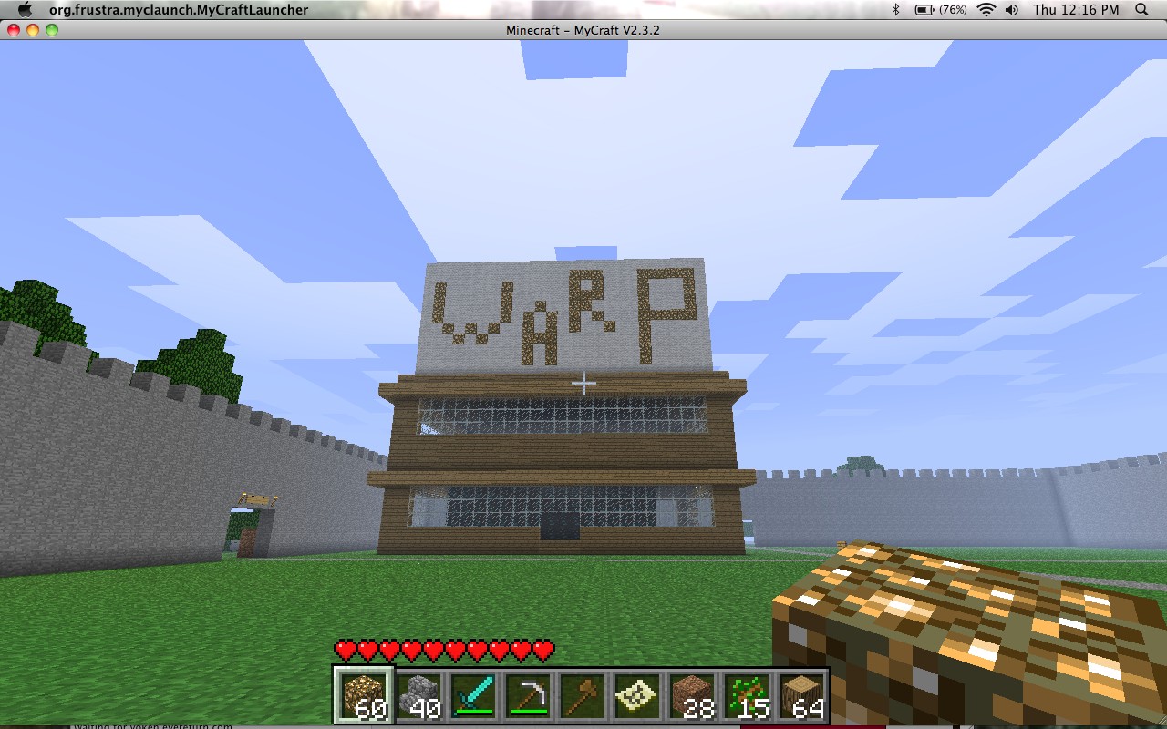warp house Minecraft Map