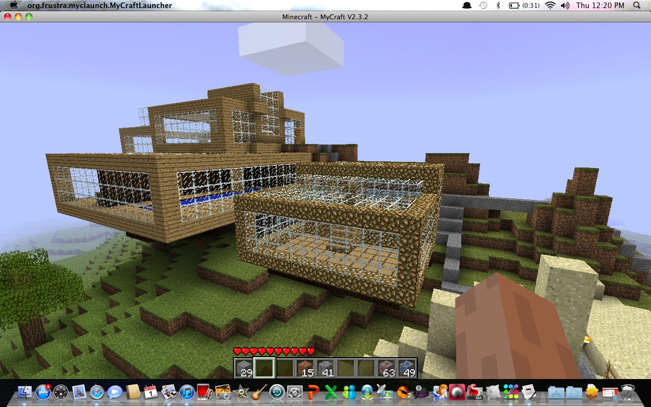 layered house Minecraft Map