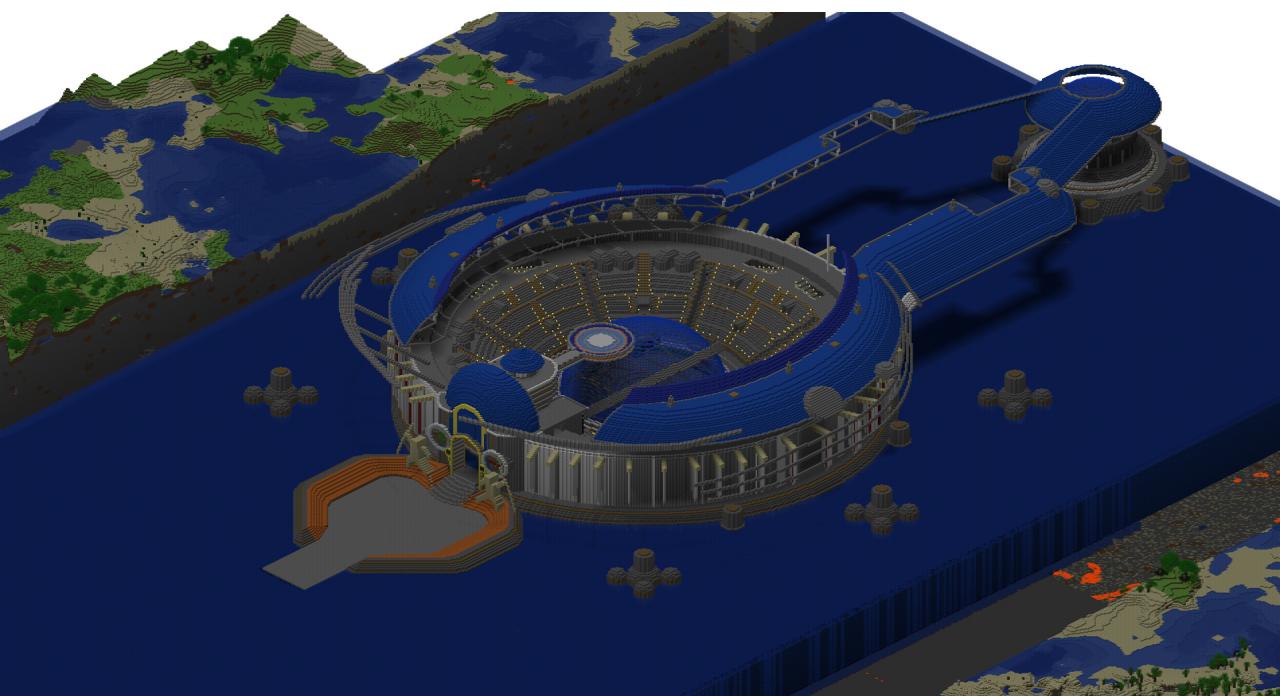 Zanarkand Blitzball Stadium (Featured on Machinima) Minecraft Map