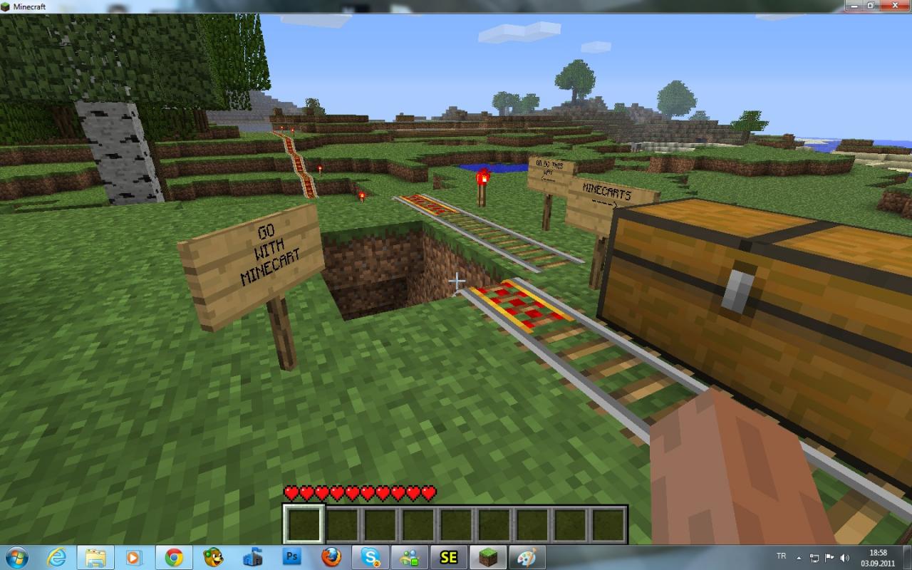 Huge Free Area Minecraft Map