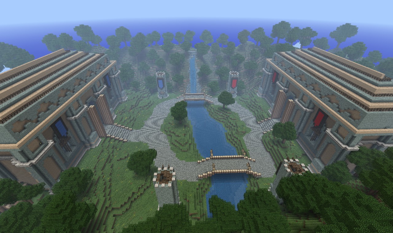 PVP Battleground Minecraft Map