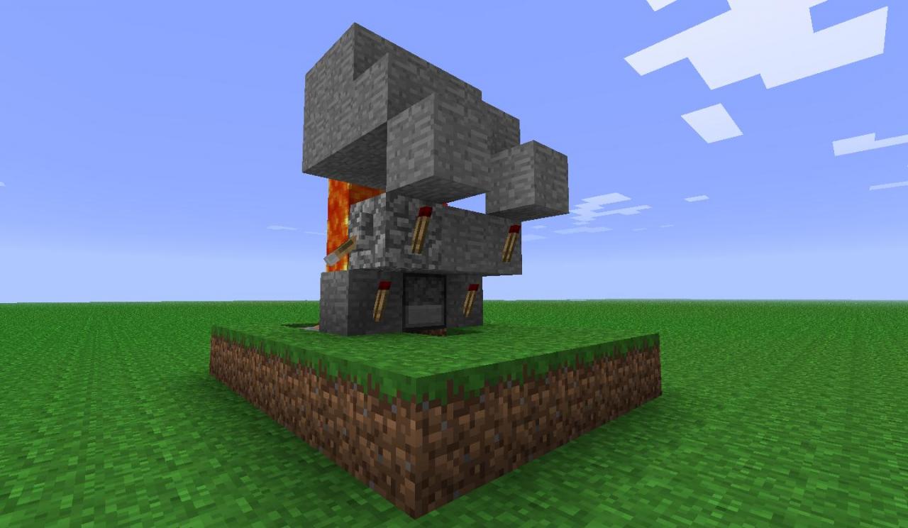 Fire Machine Gun Minecraft Map