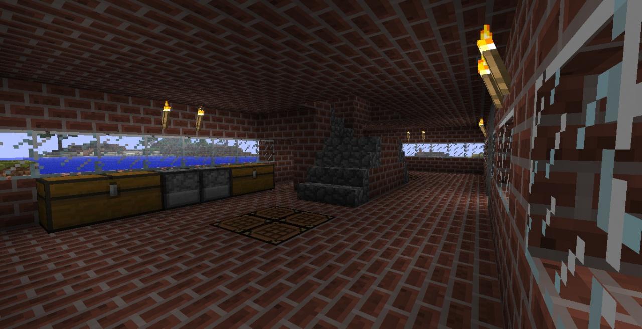 Large house Minecraft Map