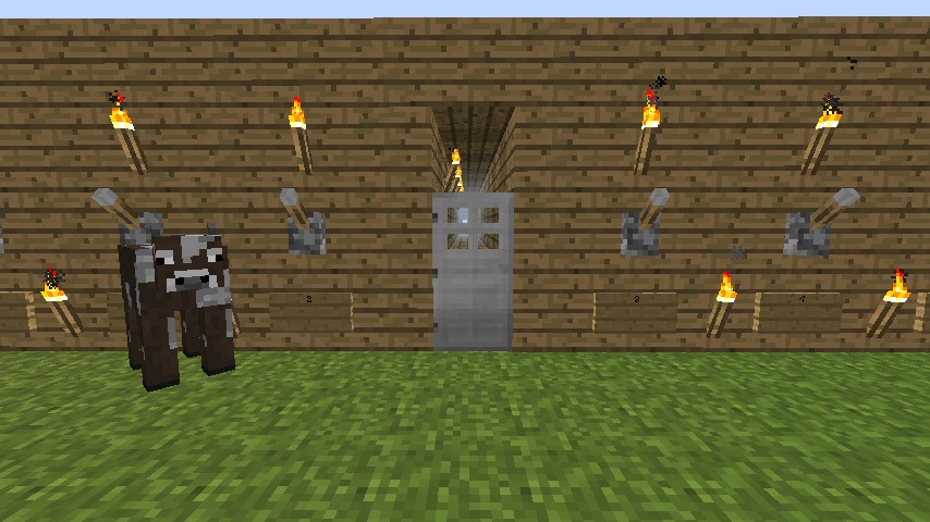 Starting House For Newbies (with a lock system) Minecraft Map