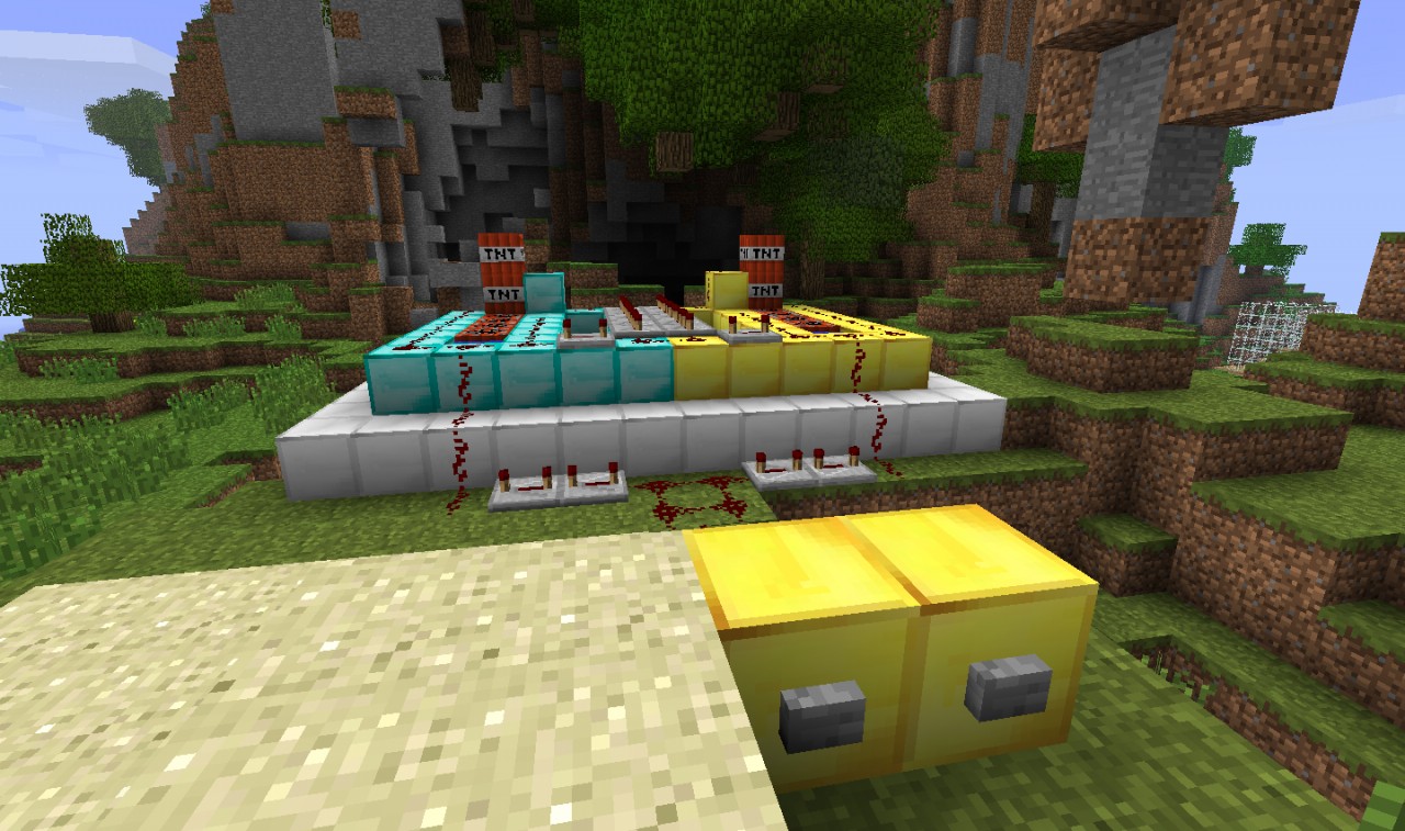 Double Cannon Minecraft Map