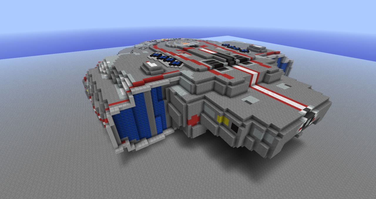 Star Trek U.S.S. San Palo - Explorable Minecraft Map
