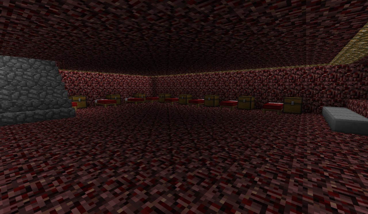 Nether castle Minecraft Map