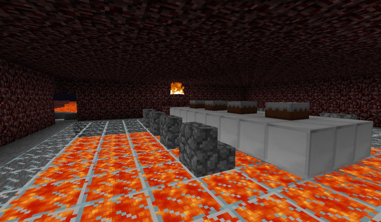 Nether castle Minecraft Map