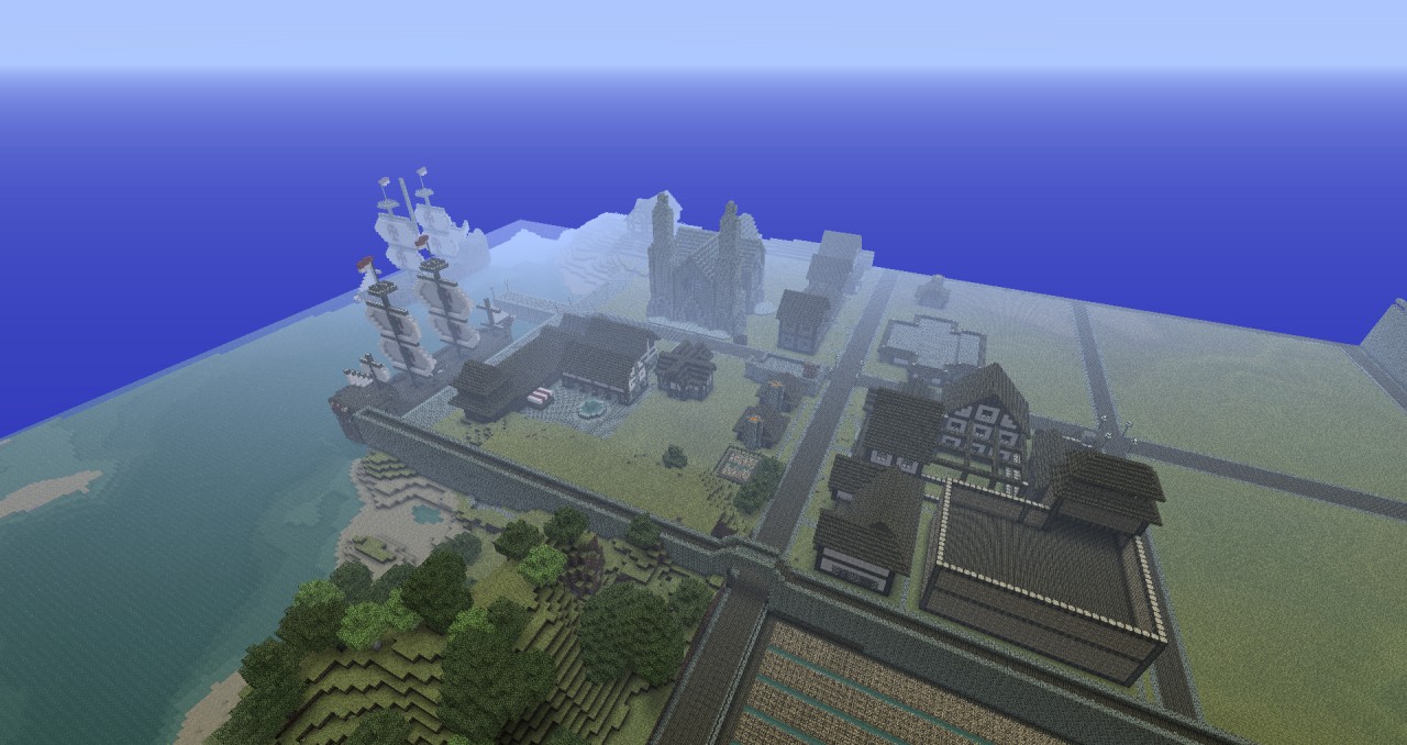 Digital Warzone - Medieval Village - More pictures! Minecraft Map