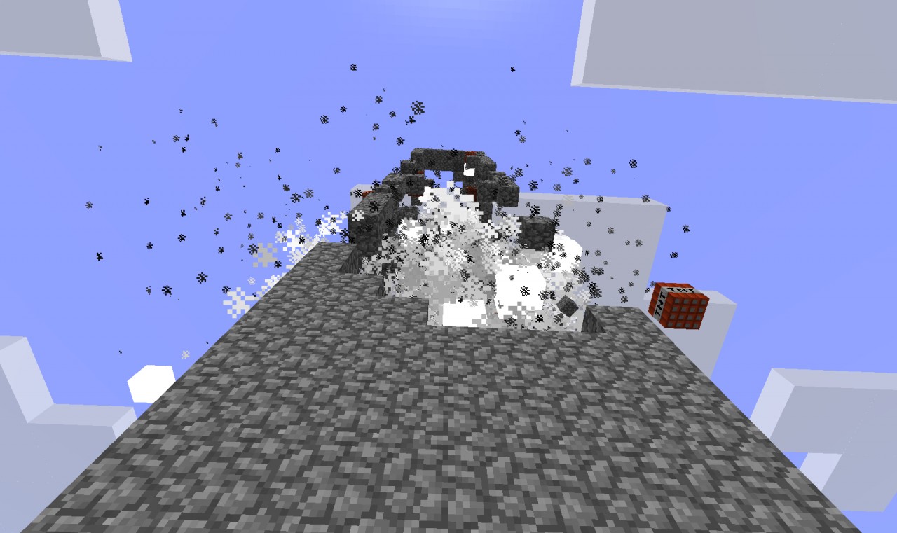 EXPLODING SKYSCRAPER Minecraft Map