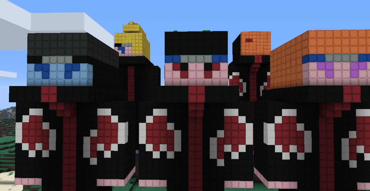 Akatsuki 3D Clan(+screenshot) Minecraft Map