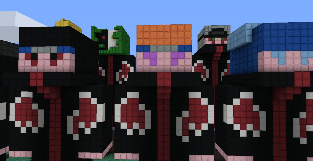 Akatsuki 3D Clan(+screenshot) Minecraft Map