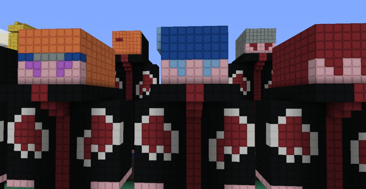 Akatsuki 3D Clan(+screenshot) Minecraft Map