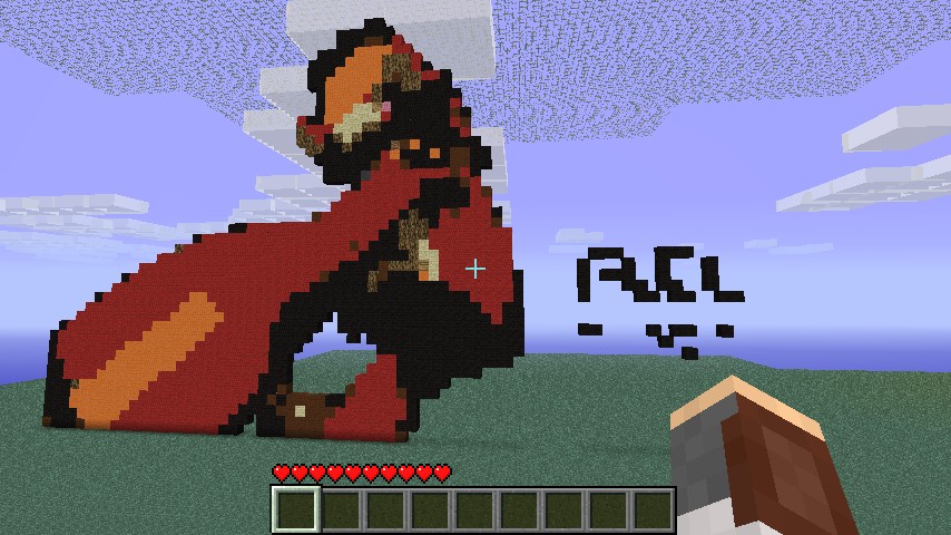 FLCL (repost) w/ download Minecraft Map