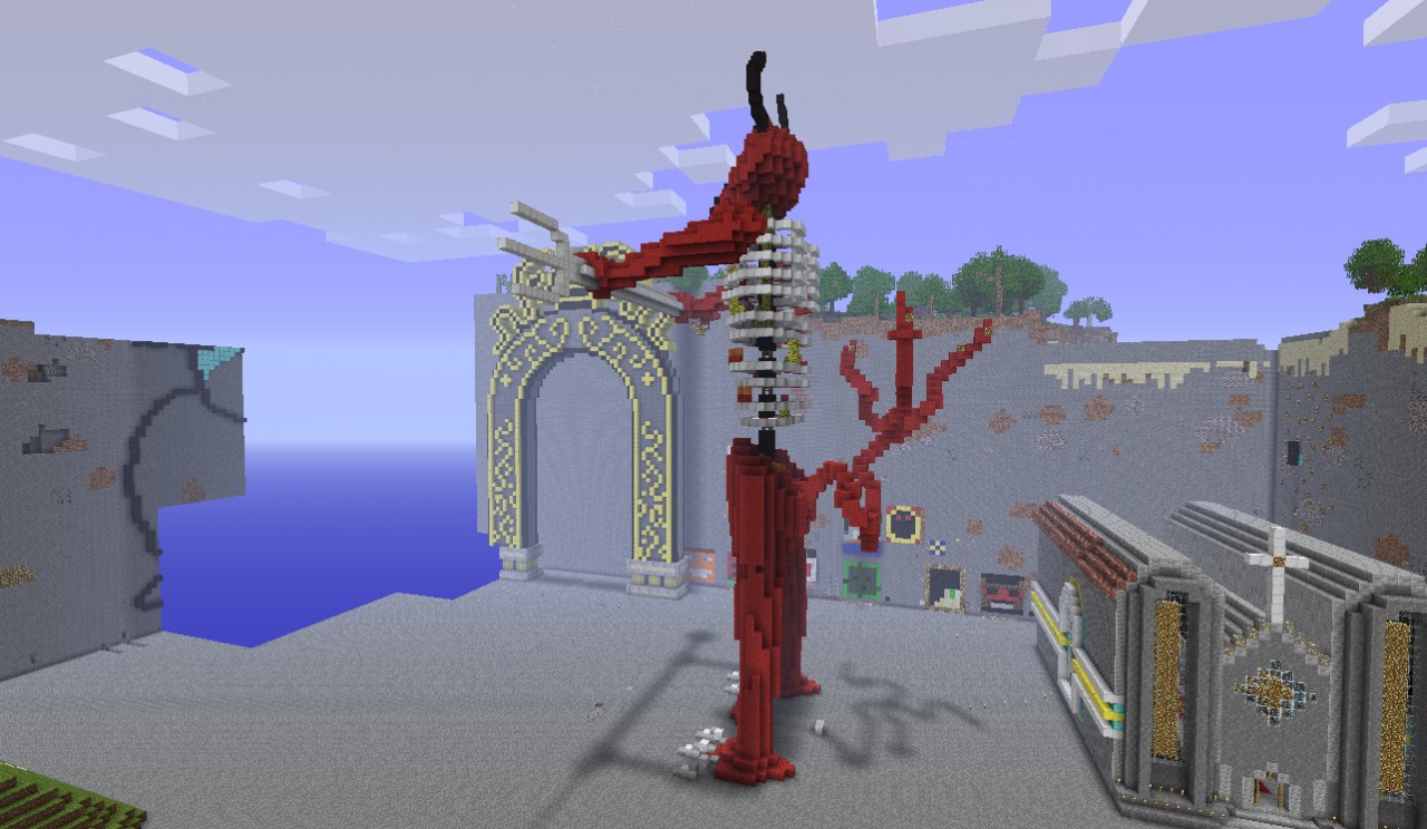 Demon with dog head Minecraft Map