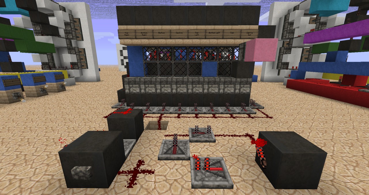 Seven Segment Display + Decoder Gallery (+tutorial!) Minecraft Map
