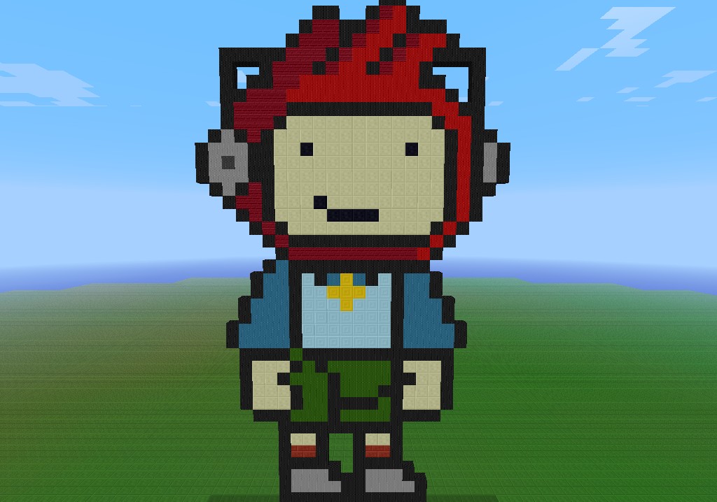 *Maxwell Pixel Art* (Scribblenauts) Minecraft Map