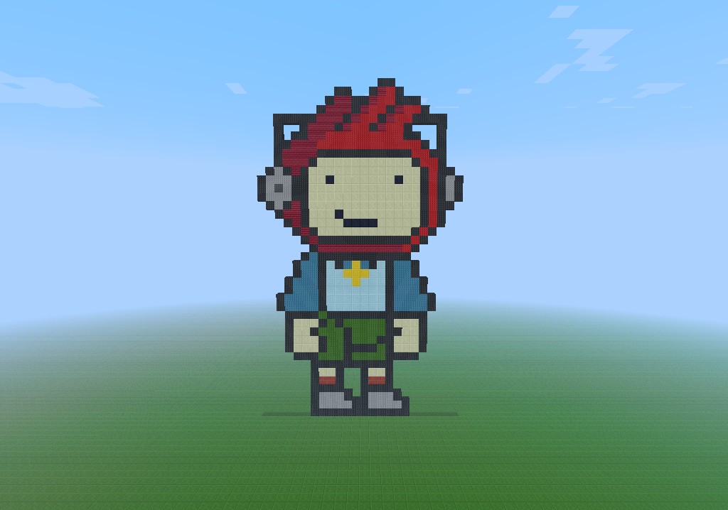 *Maxwell Pixel Art* (Scribblenauts) Minecraft Project
