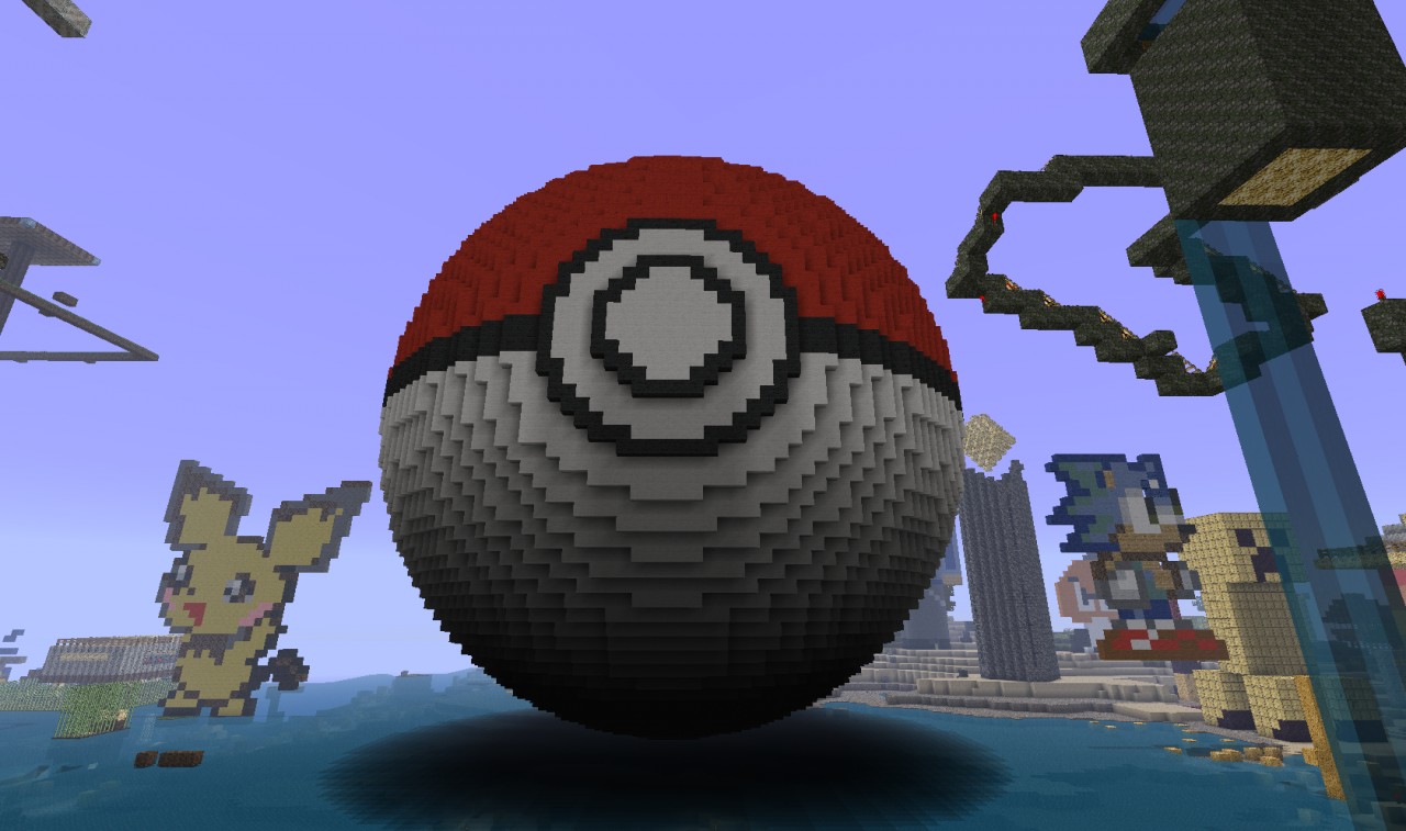 Pokeball Minecraft Map