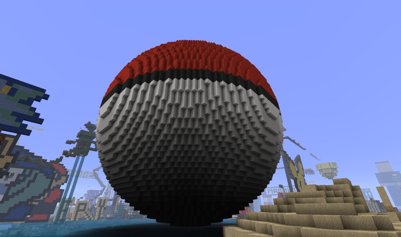 Pokeball Minecraft Map