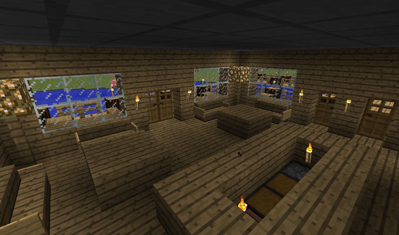 Fish Restaraunt. Minecraft Map