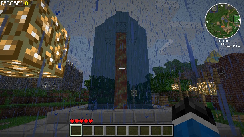 Lava/water fountain Minecraft Map
