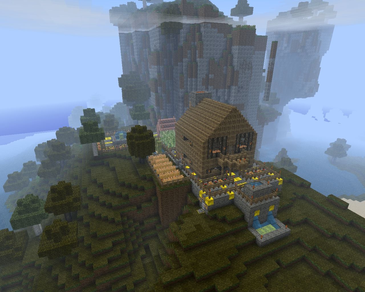 Mountain House Minecraft Map