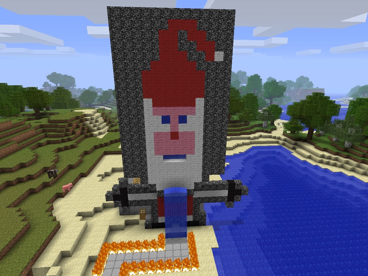 inecraft First Shelter With Friendly Dwarf ;D FOR 1.7 Minecraft Map