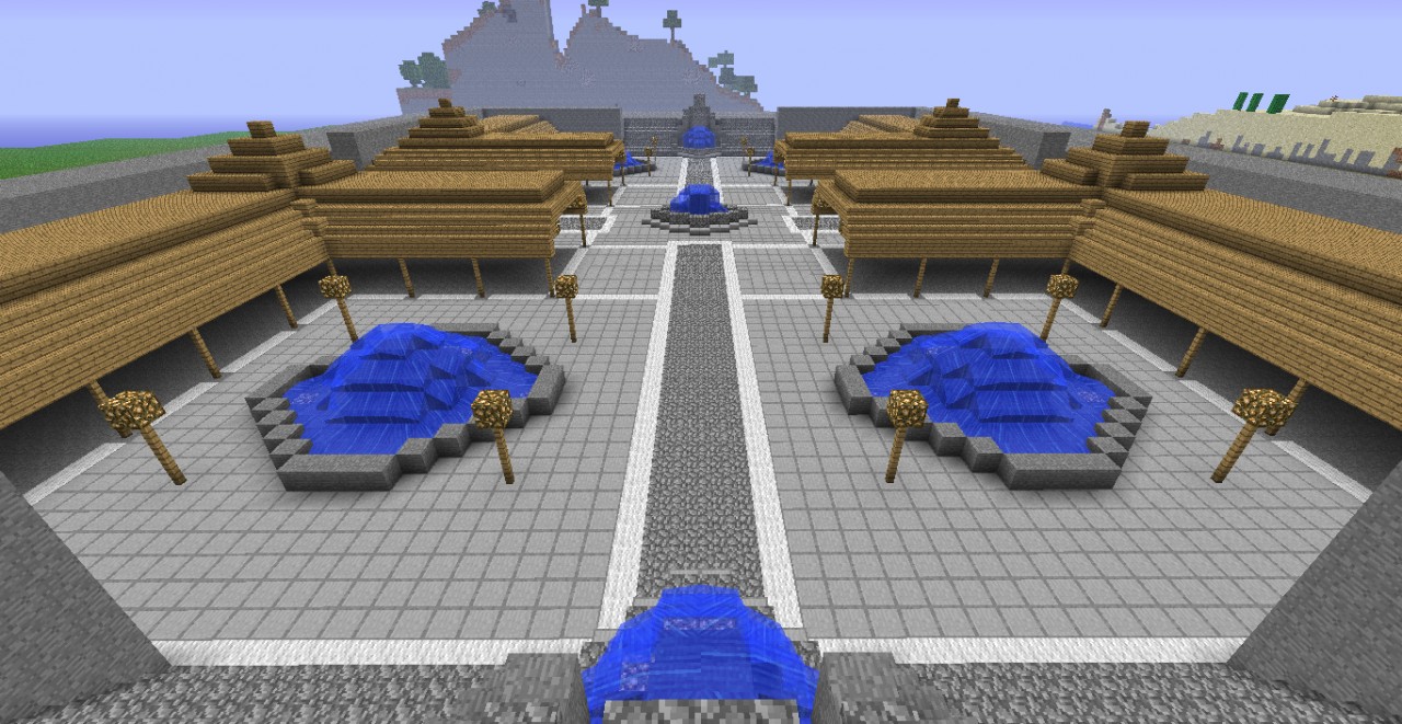 Town Plaza Minecraft Map
