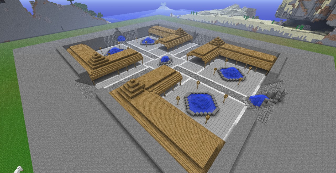 Town Plaza Minecraft Map