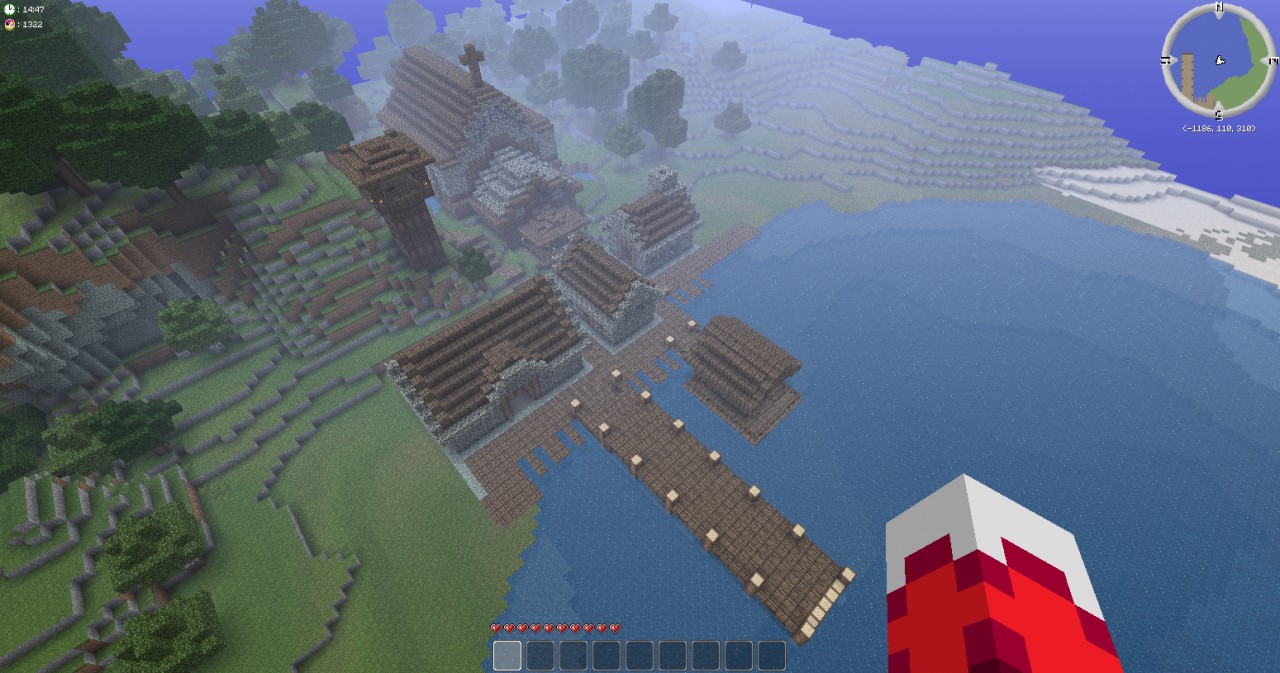 Waterfront Village Minecraft Map