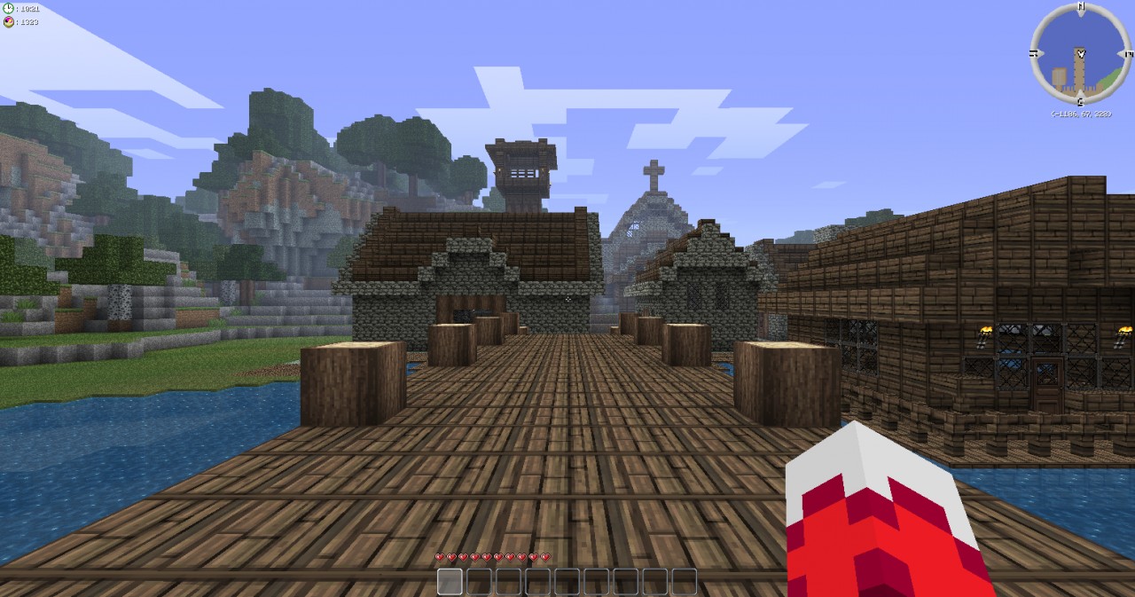 Waterfront Village Minecraft Map