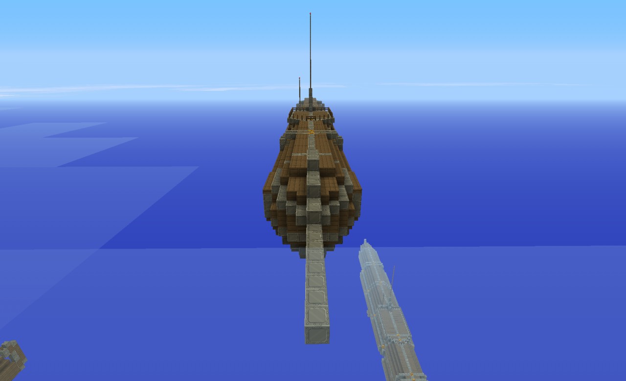 P2 - Iron Shark, Alternate Steampunk Sky Sub Minecraft Map