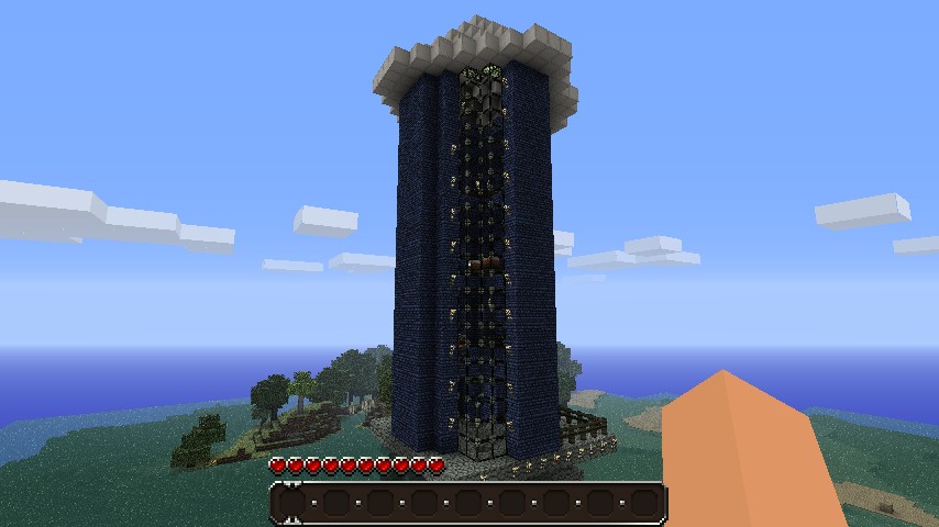 blue tower Minecraft Map