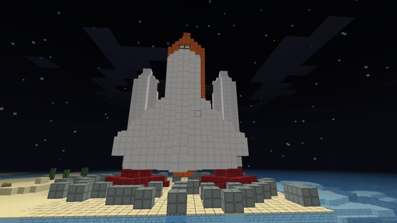 Space shuttle Minecraft Map