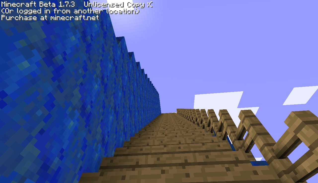 Racing Slide (Water Slide) Minecraft Map