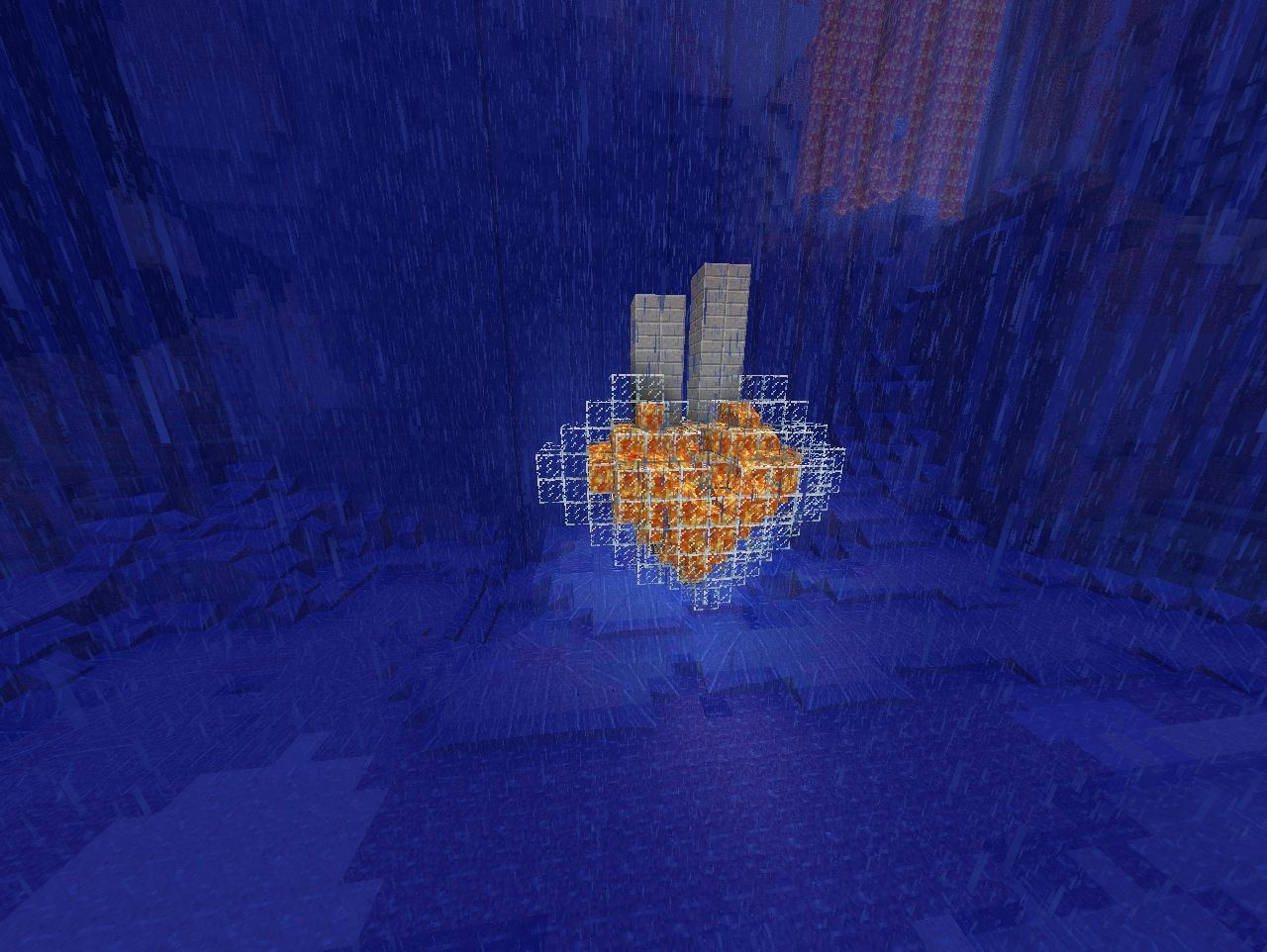 In my heart I will remember 9/11 Minecraft Map