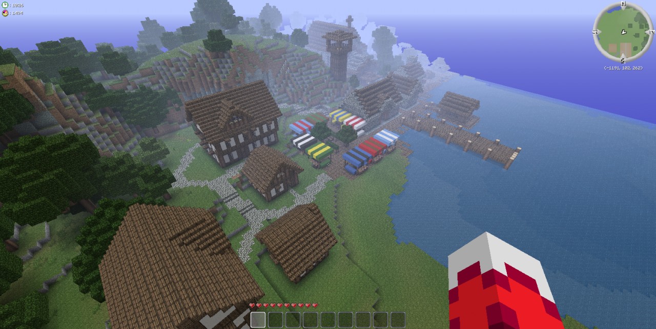 Waterfront Village Minecraft Map