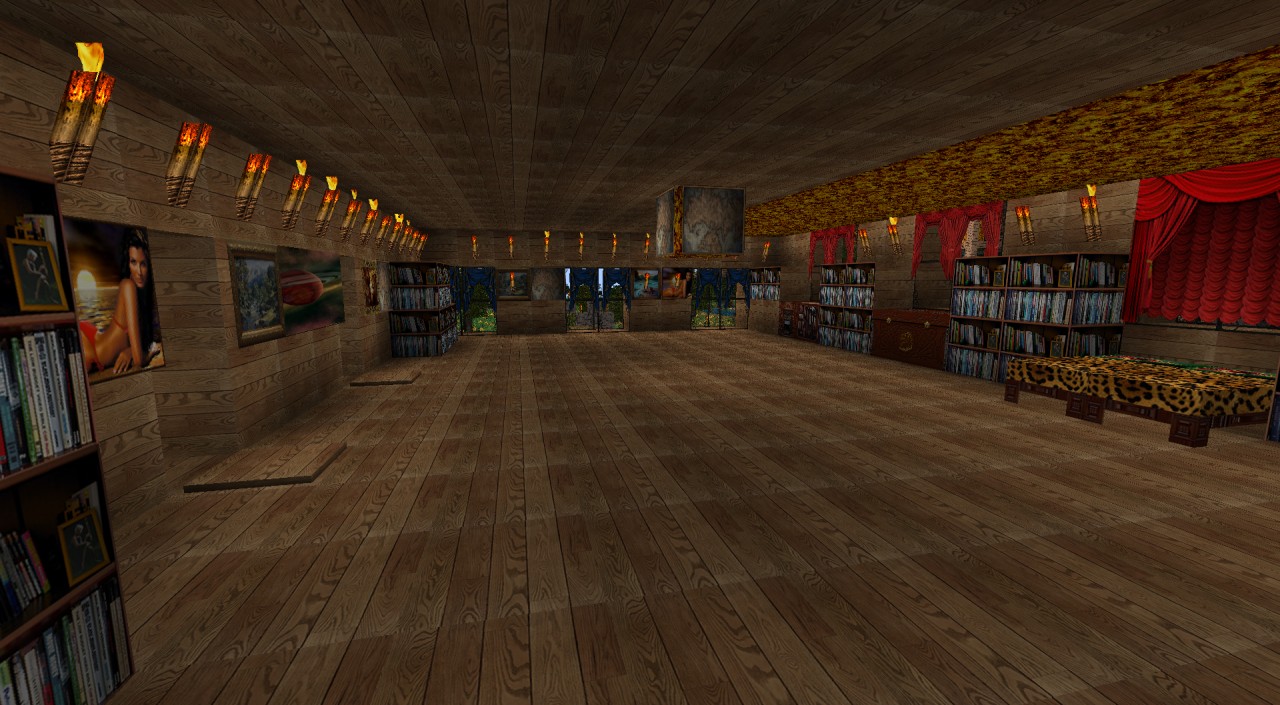 a small port Minecraft Map