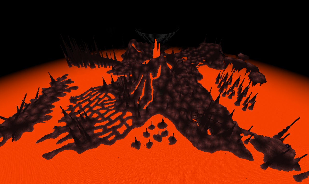 Custom Terrain: Nether Nightmare Minecraft Map