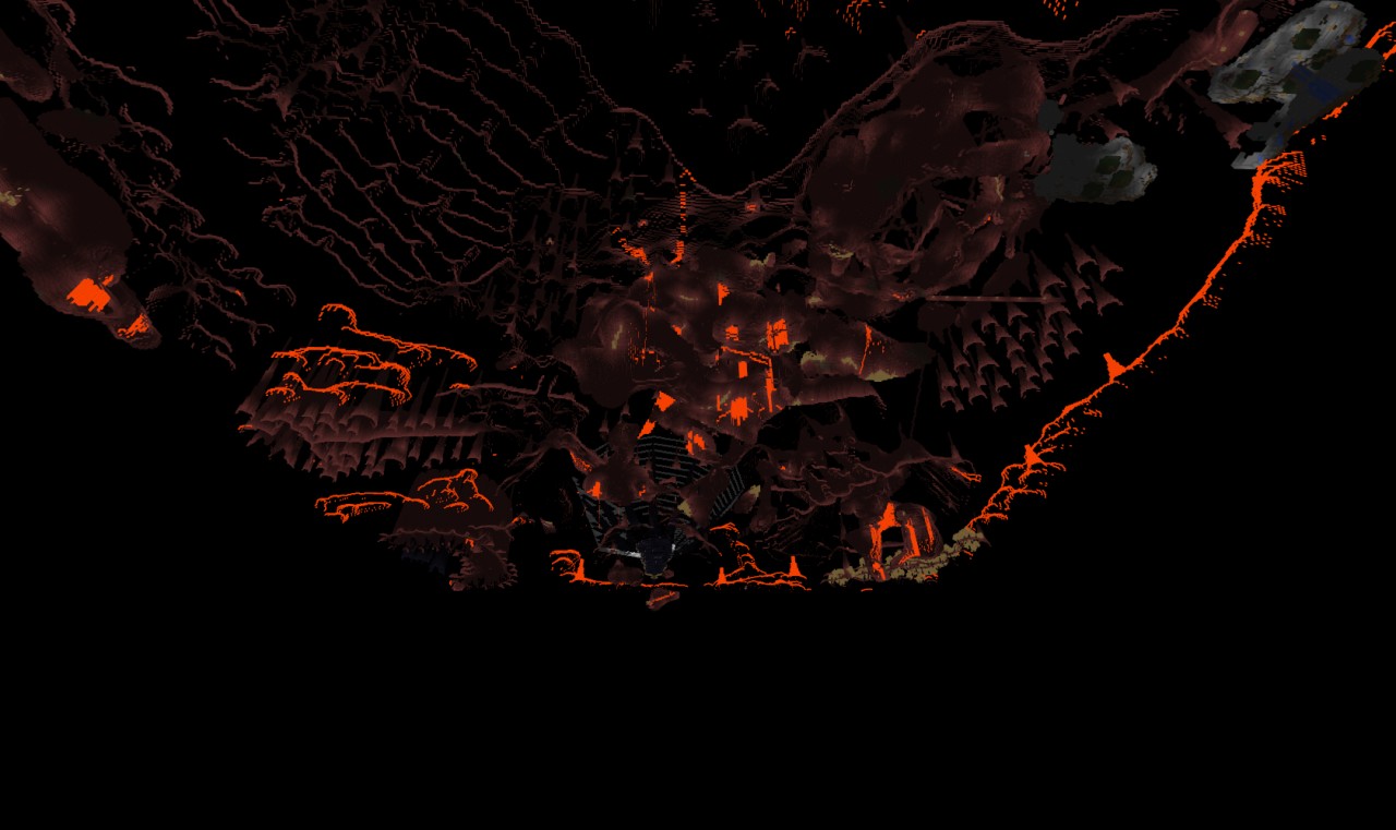 Custom Terrain: Nether Nightmare Minecraft Map