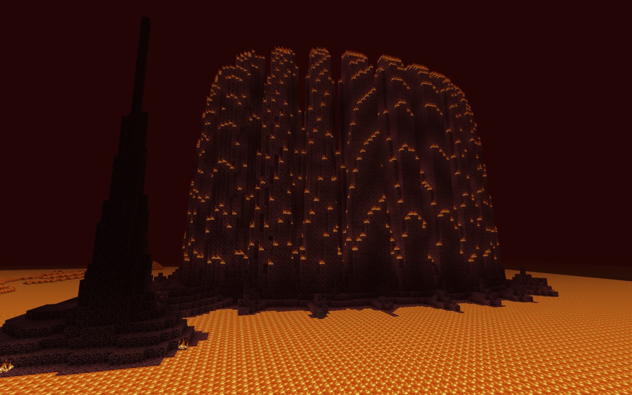 Custom Terrain: Nether Nightmare Minecraft Map