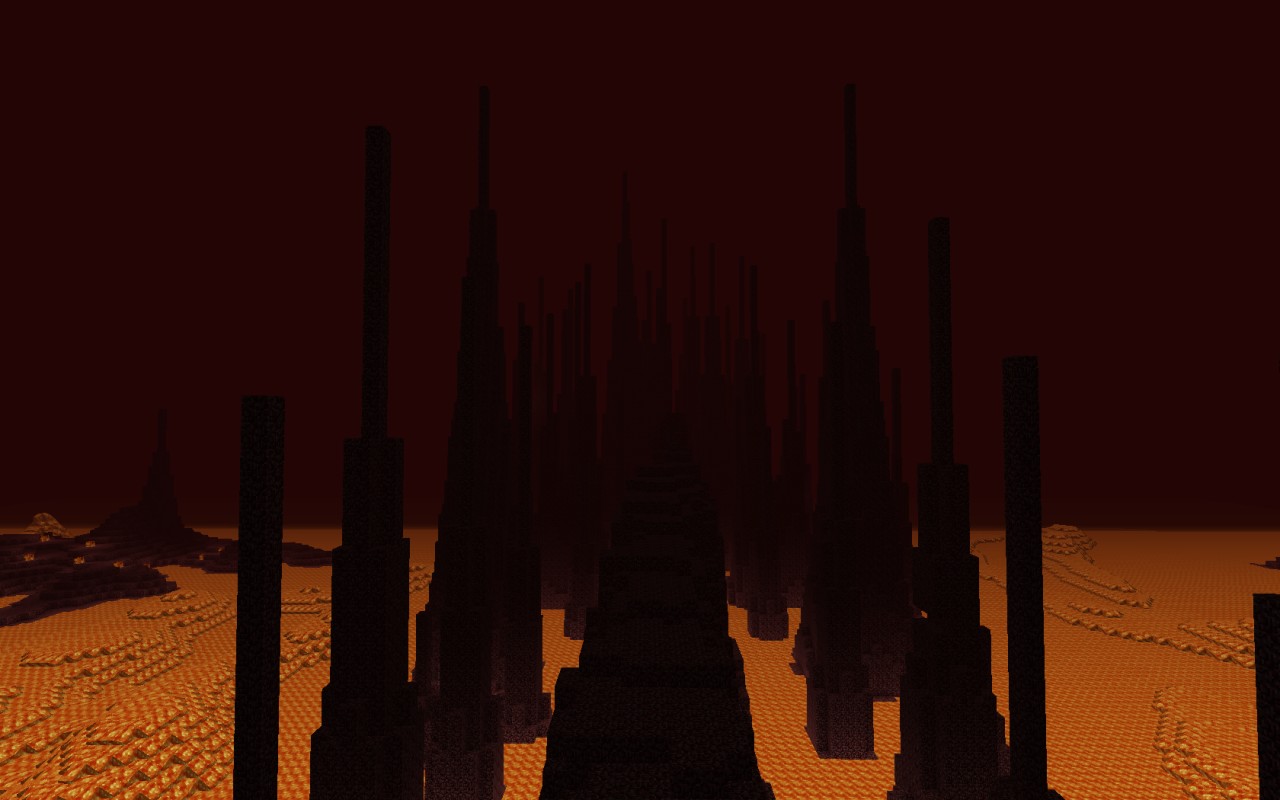 Custom Terrain: Nether Nightmare Minecraft Map