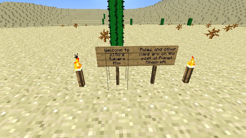 Amazon, Antarctic, Pacific, and Sahara [SURVIVAL] Minecraft Map