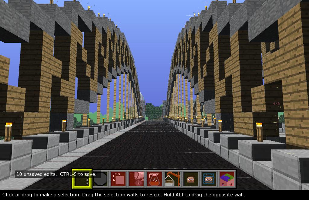 Arch bridge Minecraft Map