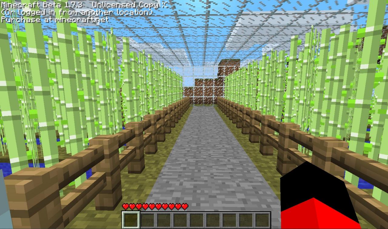 Sugarcane Farm Minecraft Map