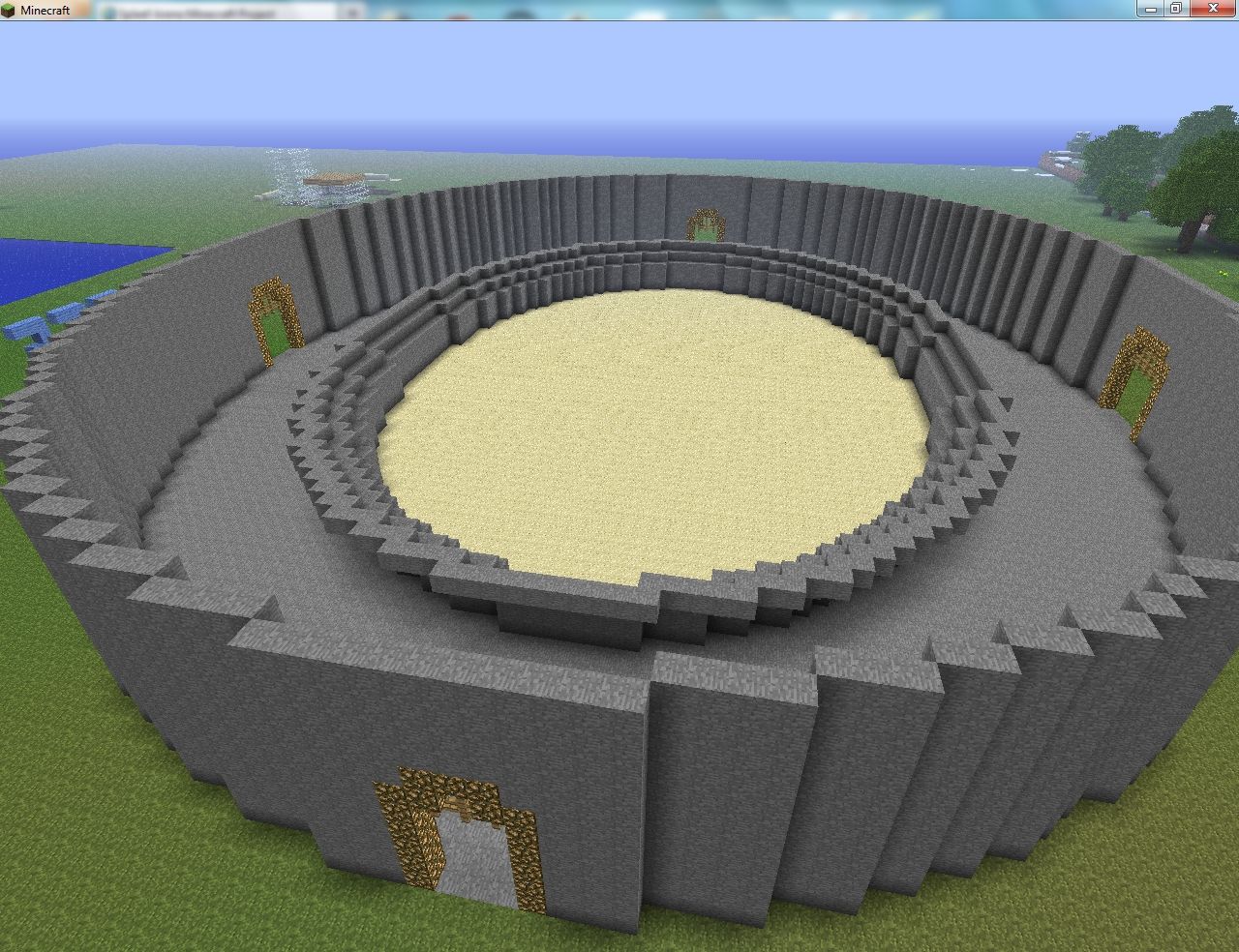Spleef Arena Minecraft Map