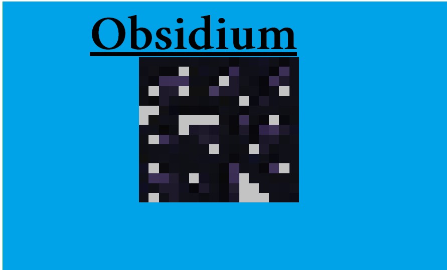 Obsidium, MOD 1.7.3 Minecraft Mod