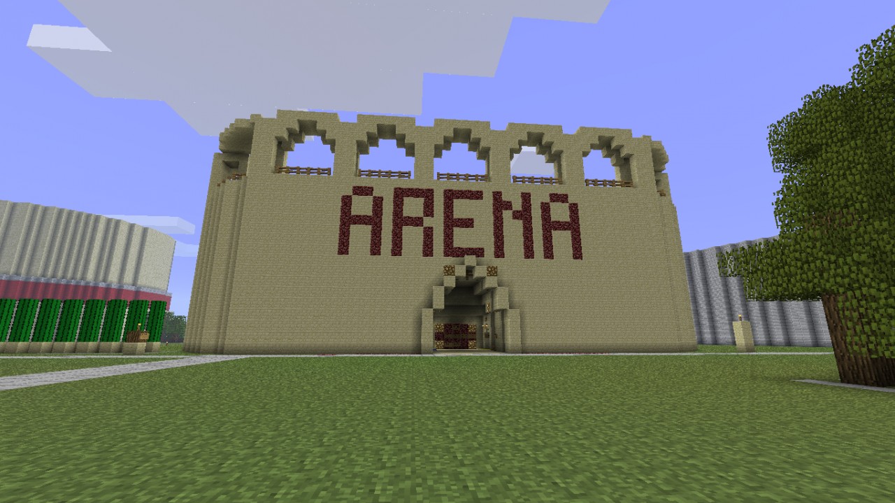 Sandstone Arena Minecraft Map