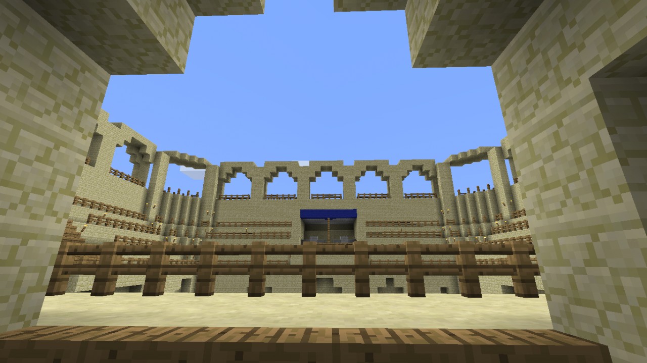 Sandstone Arena Minecraft Map